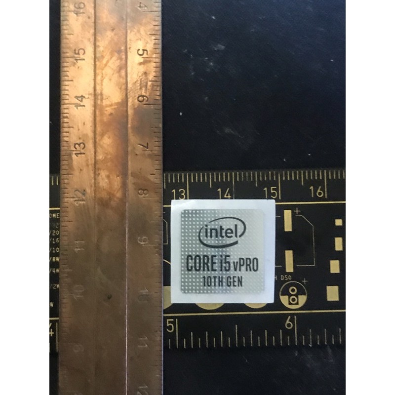 Jual Sticker stiker logo intel Core i5 vpro 10th gen 2019 ori | Shopee ...