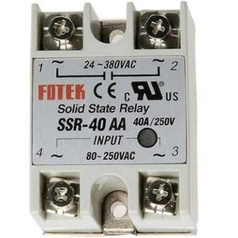 Jual Solid State Relay SSR-40AA 40Ampere AC control AC Single Phase ...