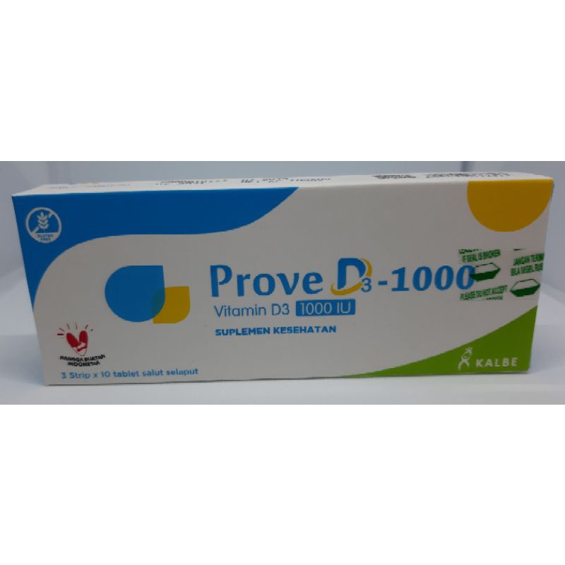 Jual Prove D Vitamin D3 1000 IU isi 30 tablet | Shopee Indonesia