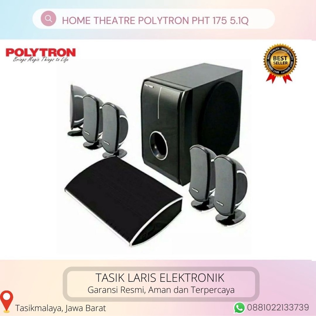 Jual HOME THEATRE POLYTRON PHT 175 5.1Q SOUND SPEAKER | Shopee Indonesia