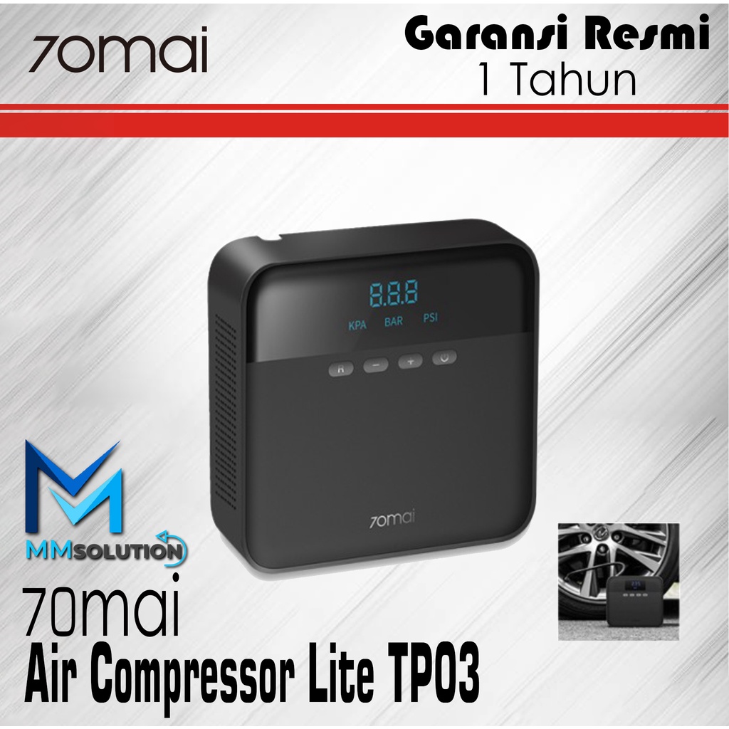 Jual 70mai Air Compressor Lite Portable Air Pump Midrive TP03 Pompa Mobil | Shopee Indonesia