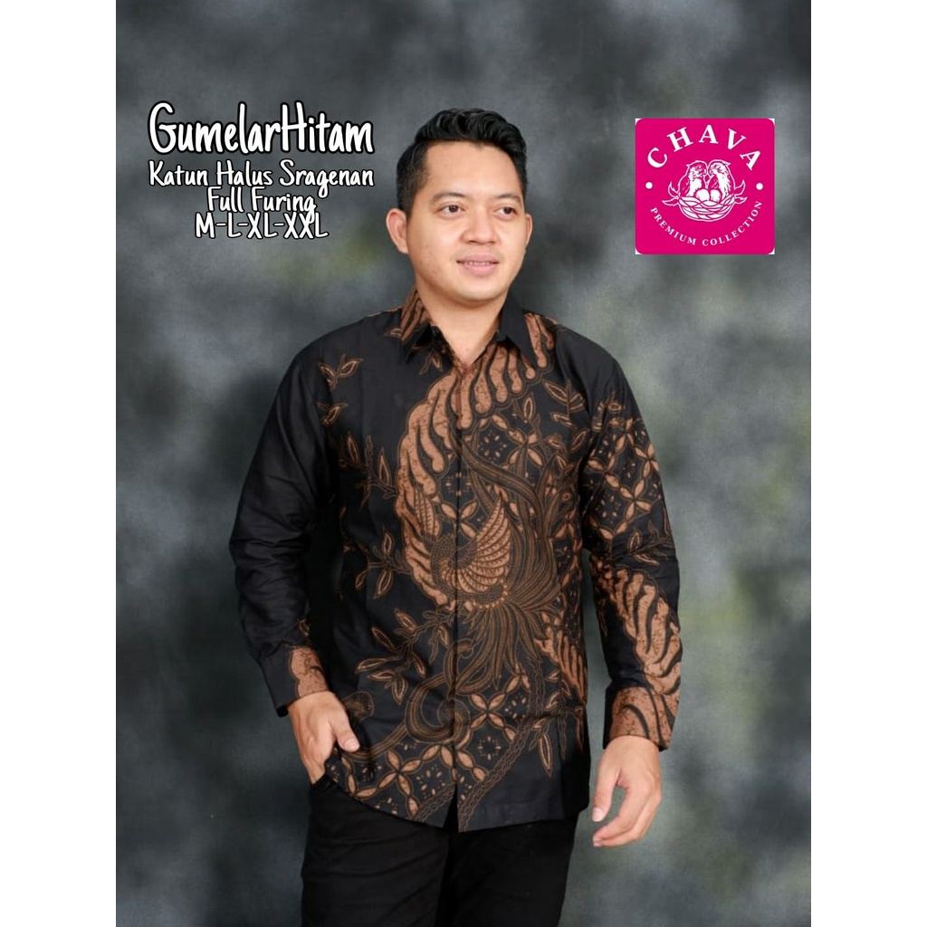 Kemeja Batik Pria Lengan Panjang Eksklusif – NQFLWV