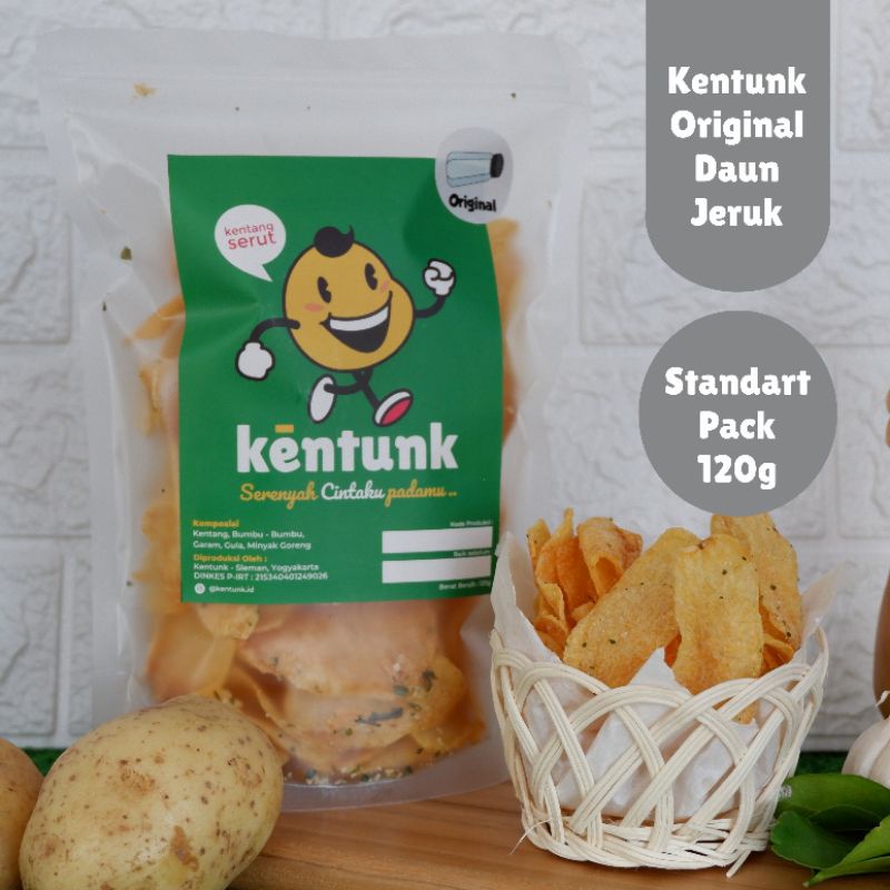 Jual KENTUNK Original 120g Cemilan Snack Keripik Kentang Serut Potato ...