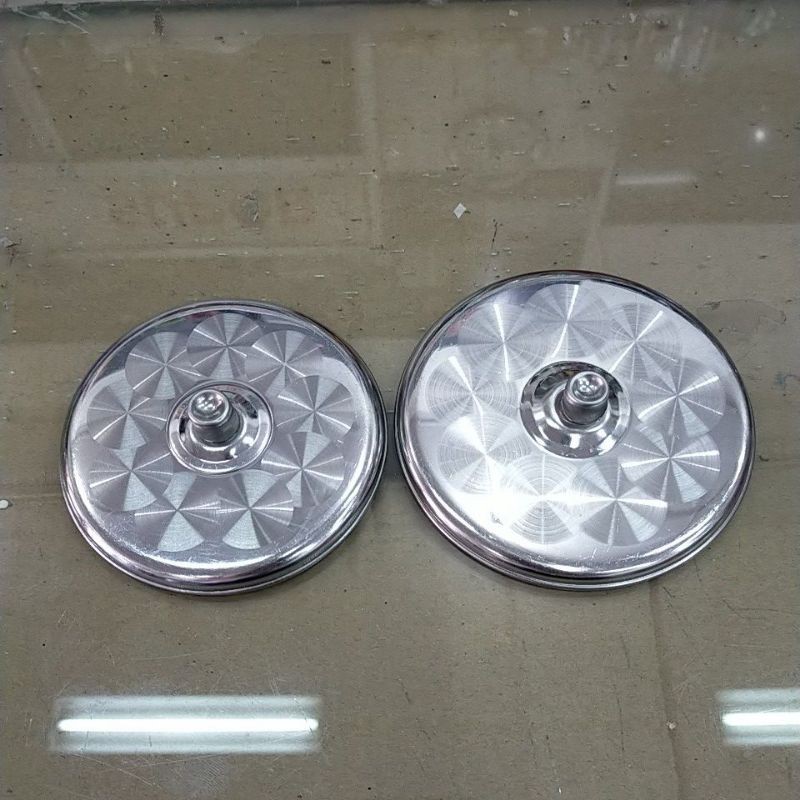 Jual TUTUP GELAS STAINLESS .DIAMETER : ± 9cm & ± 10 cm (tutup gelas aja ...