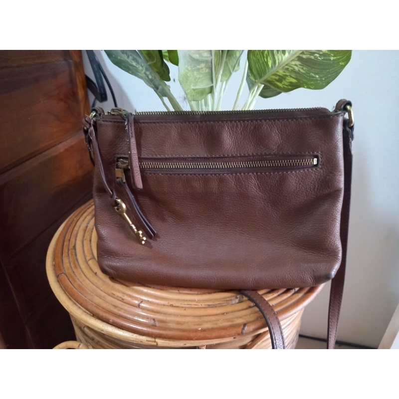 Jual slingbag tas selempang fossil jadul preloved vintage second bekas ...