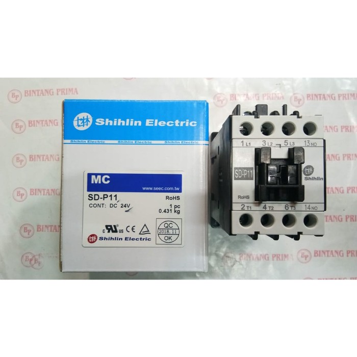Jual Contactor / Kontaktor Tipe SD-P11 5.5 kW 4P 20A 24V DC / 24VDC Shihlin | Shopee Indonesia