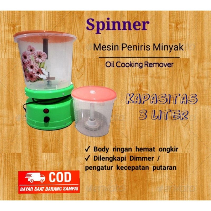 Jual HOME MADE !! SPINNER ALAT PENIRIS MINYAK PREMIUM | Shopee Indonesia