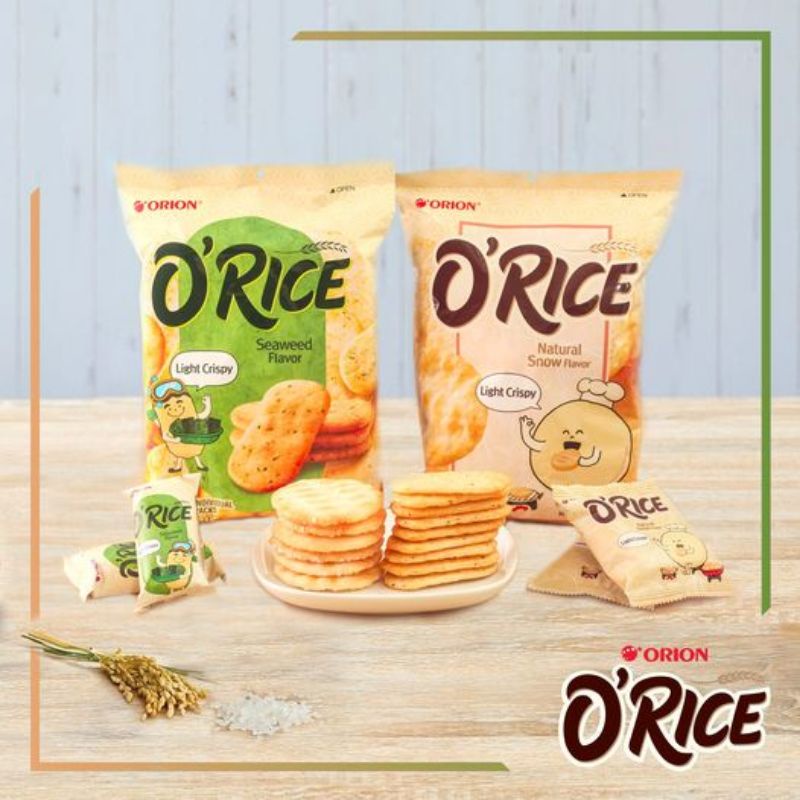 Jual Delfi Orion K Rice Rice Cracker beras isi 14 individual packs ...