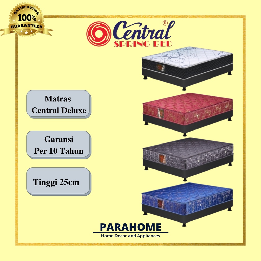 Jual Spring Bed / Matras / Kasur Central Deluxe | Shopee Indonesia