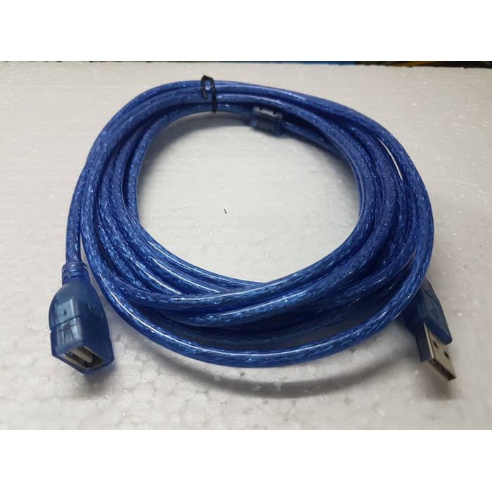 Jual KABEL USB EXTENSION 5M MALE TO FEMALE - PENYAMBUNG USB | Shopee Indonesia