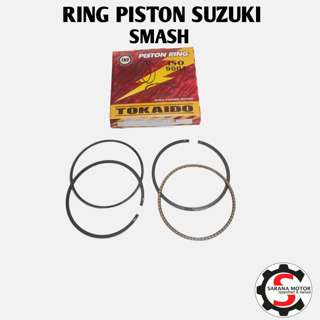 Jual Ring PIston SUZUKI Smash TOKAIDO BERKWALITAS | Shopee Indonesia