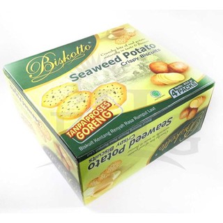 Jual [HALAL] Biskotto Potato Crispy Biscuits Seaweed / Original 400gr ...