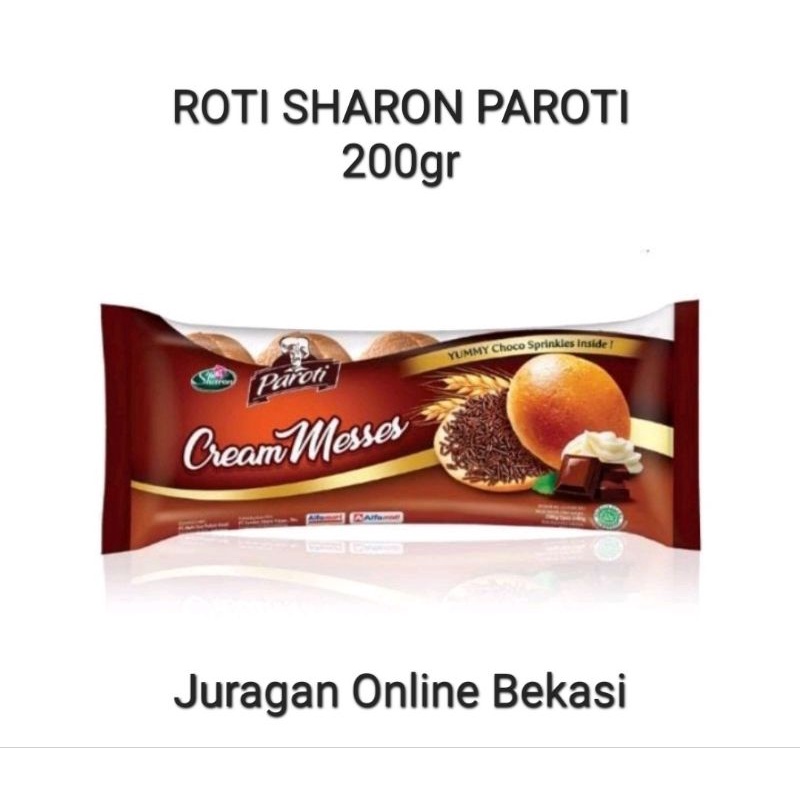 Jual ROTI SHARON PAROTI CREAM MESSES [200gr] | Shopee Indonesia