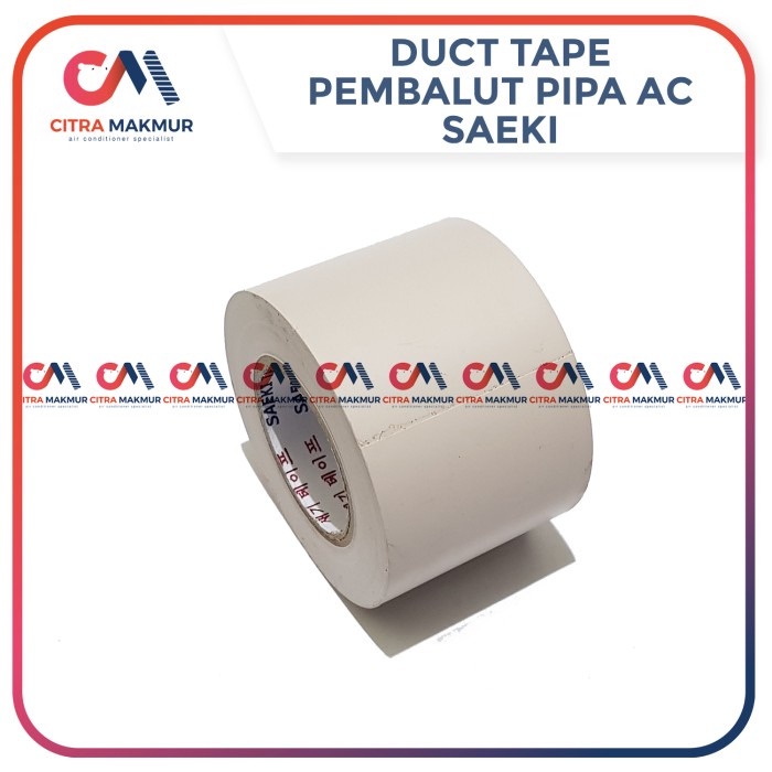 Jual Duct Tape Pipa AC merk Saeki Ivory Selang Pembalut Lakban Lem ...
