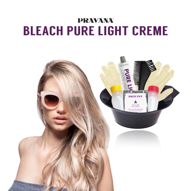 Jual Bleaching Rambut PRAVANA Pure Light CREME Lightener | Shopee Indonesia
