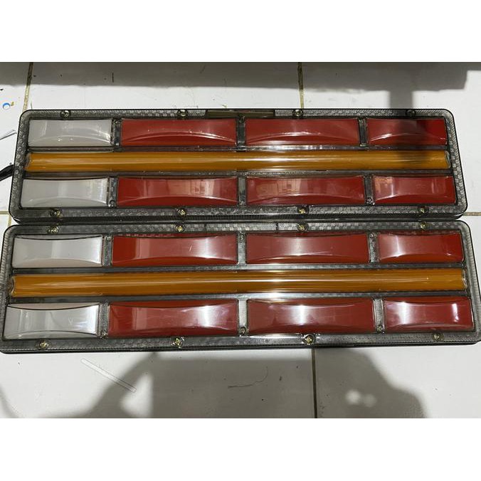 Jual Lampu Truk Stop Lamp 24 Volt Model Balok Ukuran 45cm | Shopee ...