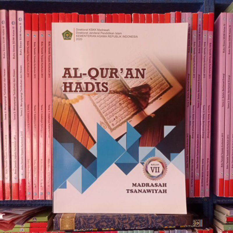 Jual BUKU PAKET AL-QUR'AN HADIS KELAS 7 MADRASAH TSANAWIYAH Penerbit kementrian agama Republik ...
