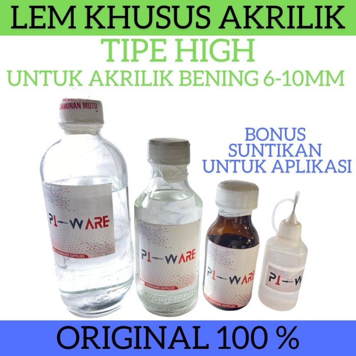 Jual Lem Perekat Khusus Untuk Acrylic Akrilik Type HIGH Bonus Suntikan ...