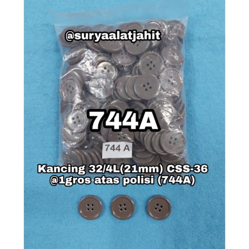 Jual Kancing safari CSS-36 24L/4 Red Tulip 1gros@144pcs rp.18.500/gros | Shopee Indonesia