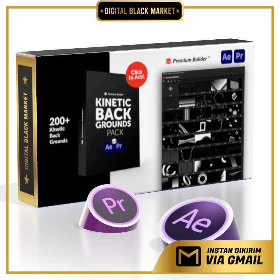 Jual ID4480 - Premium Builder Kinetic Backgrounds Pack For Premiere Pro ...