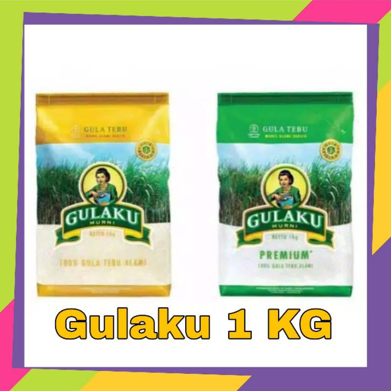 Jual GULAKU Tebu Kuning/ Hijau Premium {1KG} | Shopee Indonesia