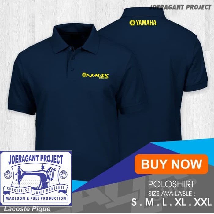 Jual polo shirt nmax rider / kaos kerah yamaha nmax rider JP | Shopee ...