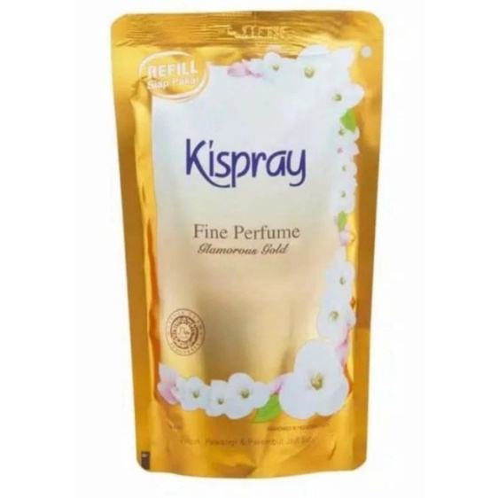 Jual Kispray Refill Fine Parfume Glamorous Gold 300ml / Kispray Refill ...
