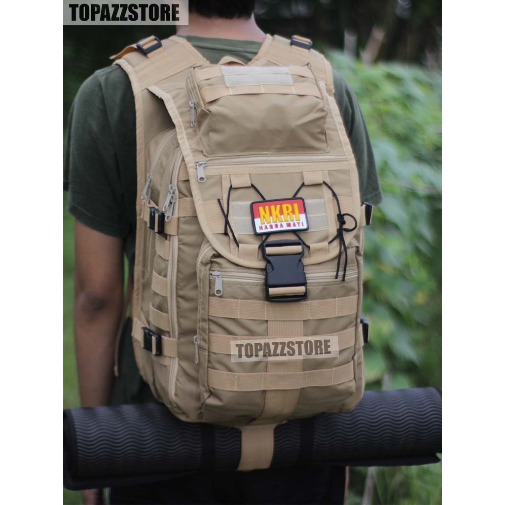 Jual Tas Tactical Army Bagpack Polisi Militer Ransel Tentara TNI Satpol ...
