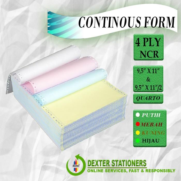Jual Kertas | Kertas Contionous Form 4 Ply / Kertas Komputer/ Kertas ...