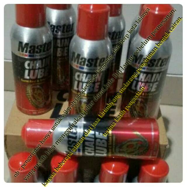 Jual MASTER CHAINNLUBE 150ML PELUMAS RANTAI MASTER CHAIN LUBE 150ML ...
