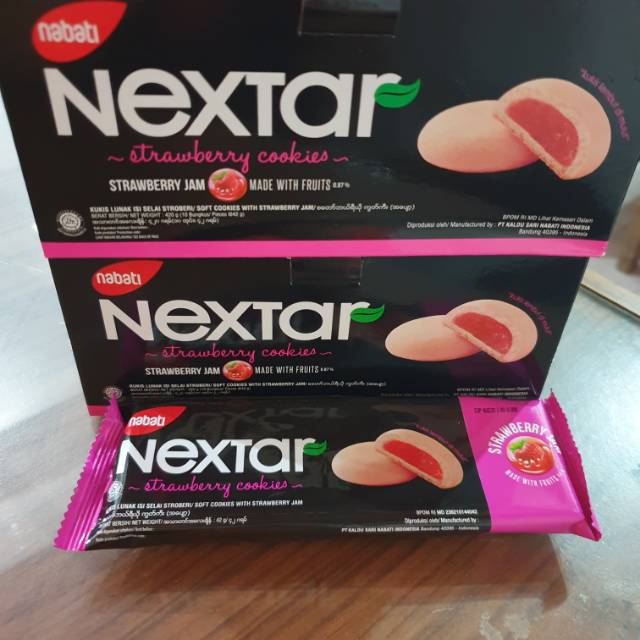Jual NEXTAR STRAWBERRY 34Gram | Shopee Indonesia
