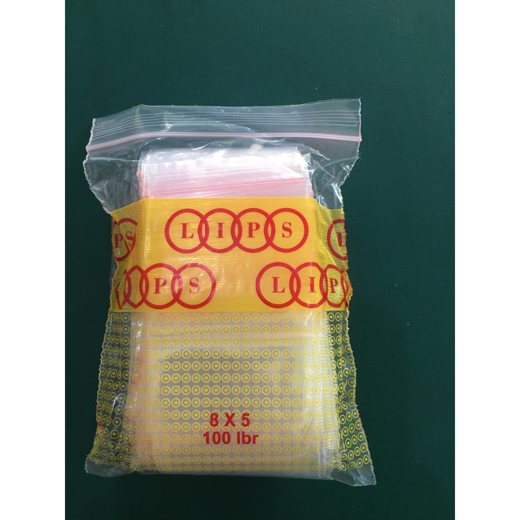 Jual ( ISI 100 LEMBAR ) PLASTIK KLIP 8 X 5 Merk LIPS - PLASTIK ZIPPER ...