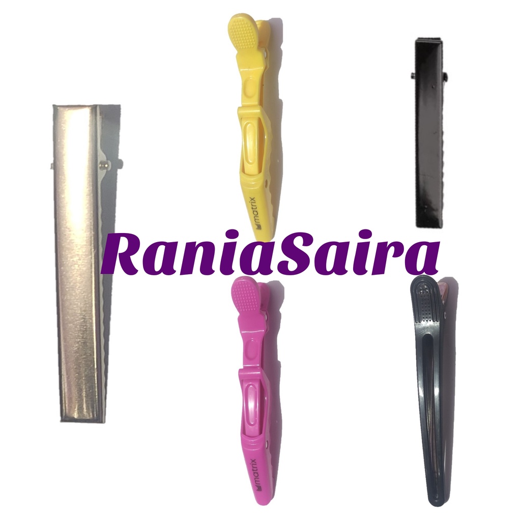 Jual Jepit Poni Rambut Bebek Besi Buaya Matrix Smoothing Bonding ...
