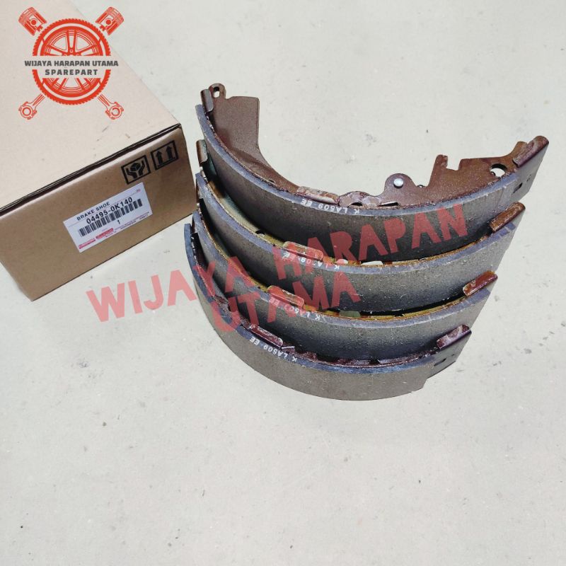 Jual Brake Shoe Kampas Rem Belakang Tromol Toyota Innova Reborn Original 1set | Shopee Indonesia