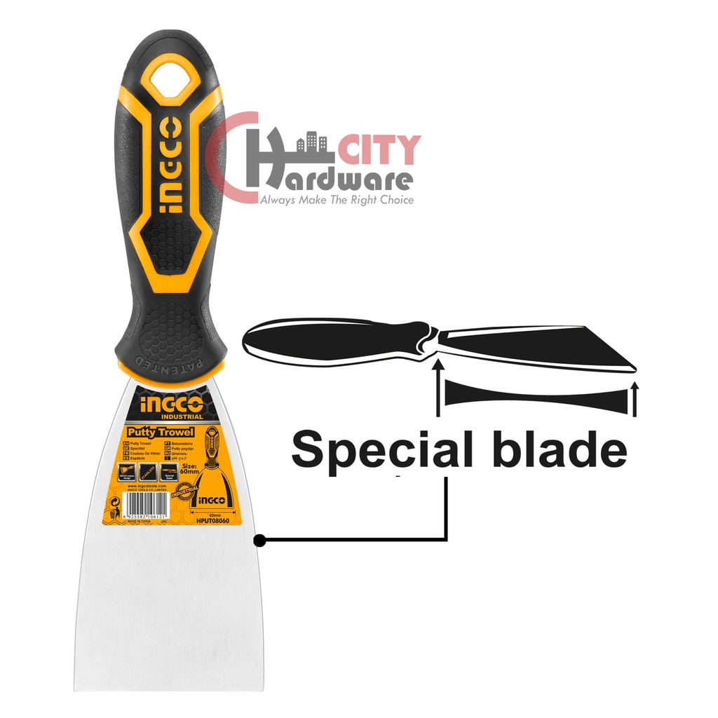 Jual KAPE SKRAP GAGANG KARET 3" 80mm INGCO - HPUT08080 | Shopee Indonesia