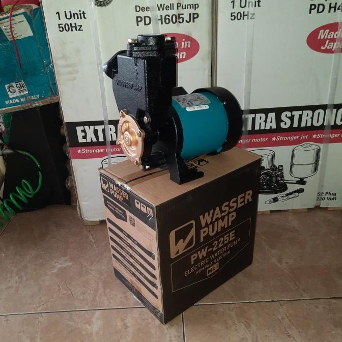 Jual Pompa Air Wasser Pw 225 E 200 Watt Pompa Dorong Booster | Shopee ...