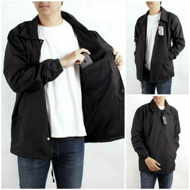 Jual jaket coach polos original big jumbo size M.L.XL.2xL.3xL.4xL.5xL ...
