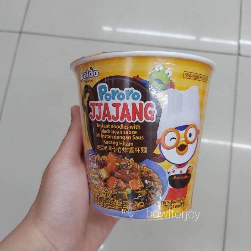 Jual PALDO PORORO JJAJANG NOODLE RAMEN CUP | Shopee Indonesia