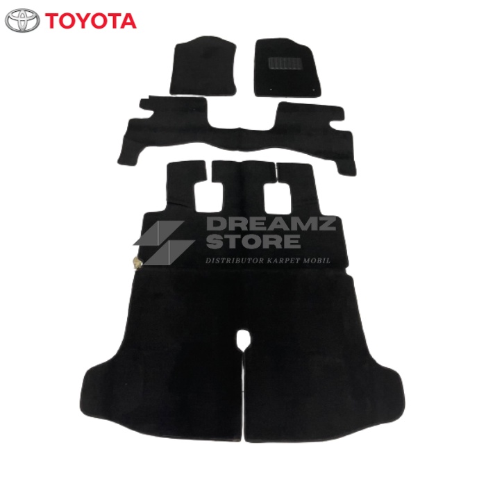 Jual ORIGINAL KARPET MOBIL TOYOTA RUSH GATSBY BLACK - BLUDRU FULL SET ...