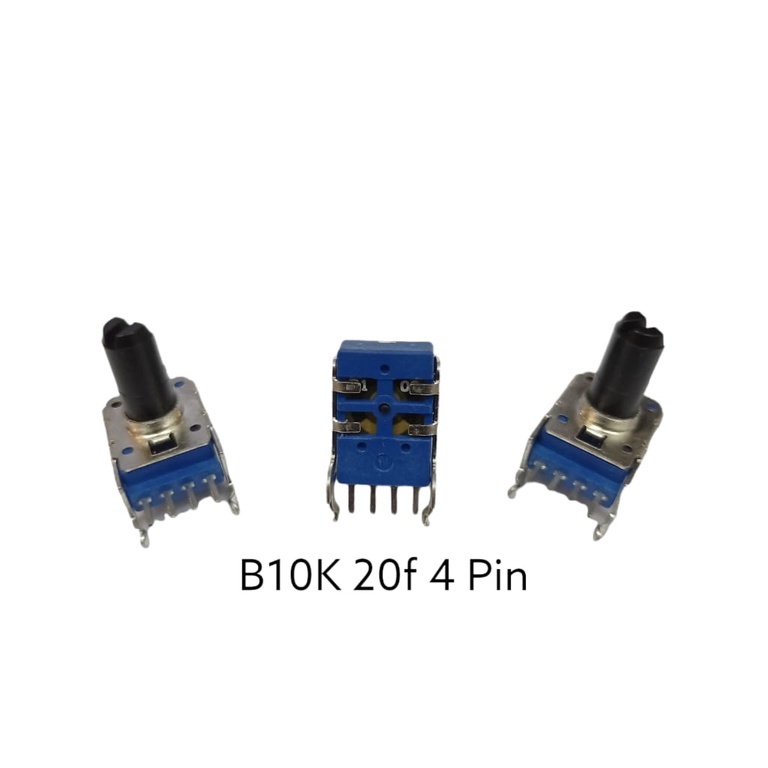 Jual POTENSIO PUTAR INSULATED GH B10K 20F 4 PIN PENDEK | Shopee Indonesia
