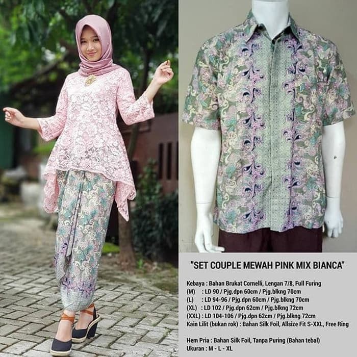 Jual Jual SET COUPLE MEWAH PINK MIX BIANCA 04 Diskon | Shopee Indonesia