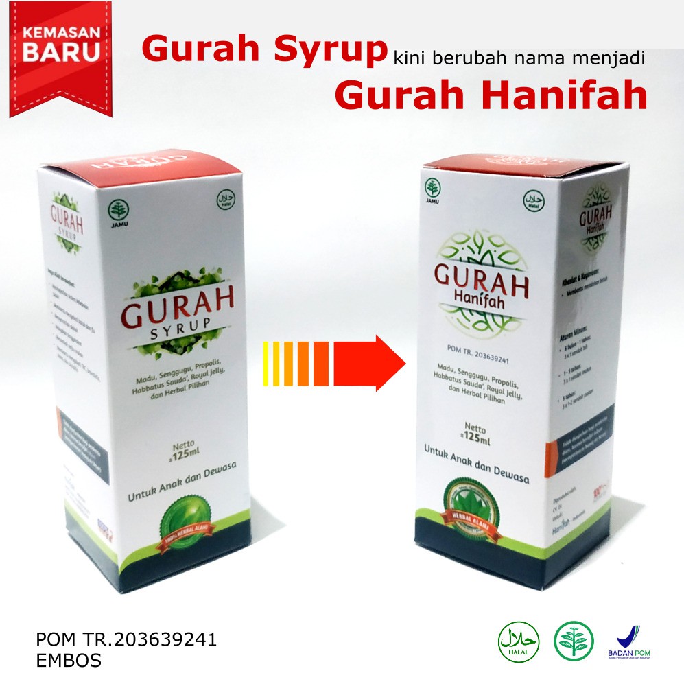 Jual Madu Batuk Gurah Hanifah | Syrup Gurah Hanifa | Shopee Indonesia