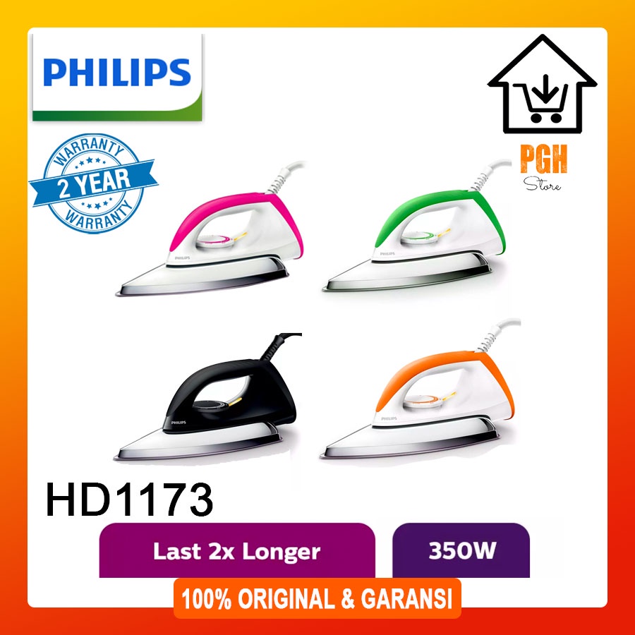 Jual (HARGA PROMO)Philips Setrika Ceramic HD 1173 HD1173 | Shopee Indonesia