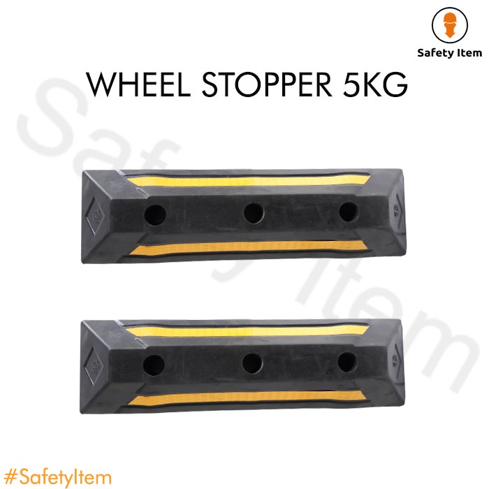 Jual Ganjal Ban Karet / Wheel Chock Rubber / Wheel Stopper Rubber ...