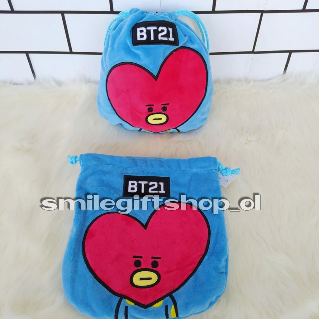 Jual Tas Serut BT21/BTS Unofficial (New Arrival) | Shopee Indonesia