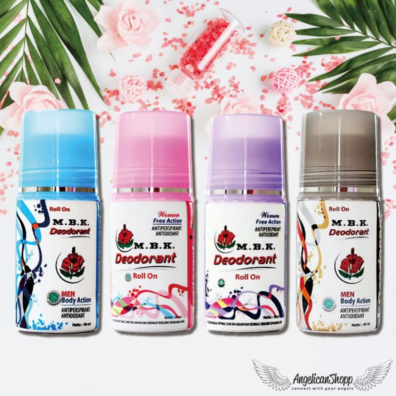Jual MBK DEODORANT ROLL ON PRIA DAN WANITA 40 ML / PENGHILANG BAU BADAN WANITA | Shopee Indonesia
