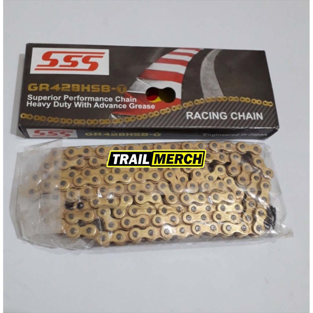 Jual Rantai (Chain) SSS 428 HSBT 120L 130L 140L GOLD "HEAVY DUTY ...