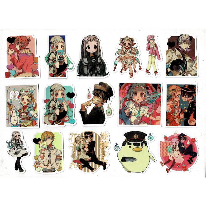 Jual Sticker Anime Jibaku Shounen Hanako-kun Toilet Bound Hanako (7 pcs ...