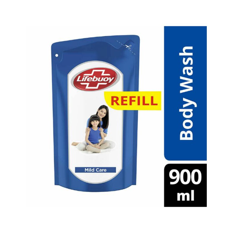 Jual LIFEBUOY Body Wash Mildcare Pouch 900ml | Shopee Indonesia