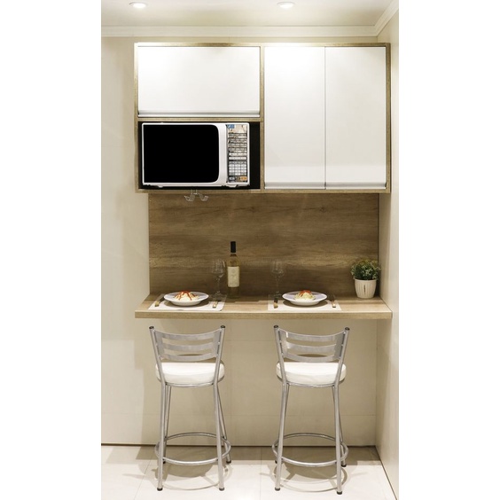 Jual Kitchen Set Atas Minimalis Modern Non Rakitan Full Costume Elegant ...